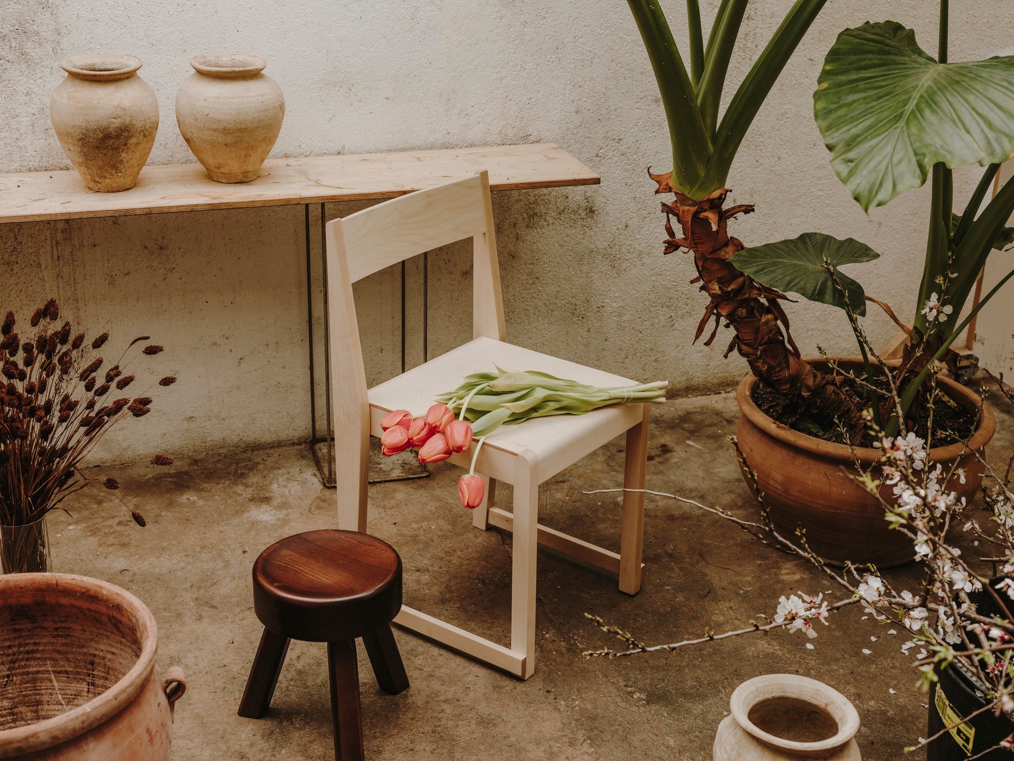 AML Stool | Pine by FRAMA I Furniture I The Plant Society Melbourne ...