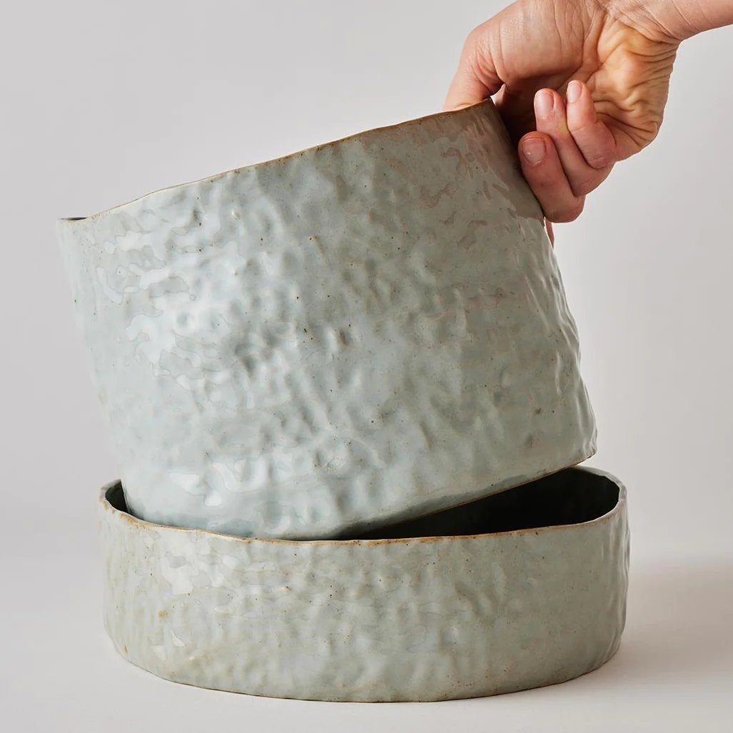Organic Planter in Grey Crackle by Angus & Celeste – THE PLANT SOCIETY